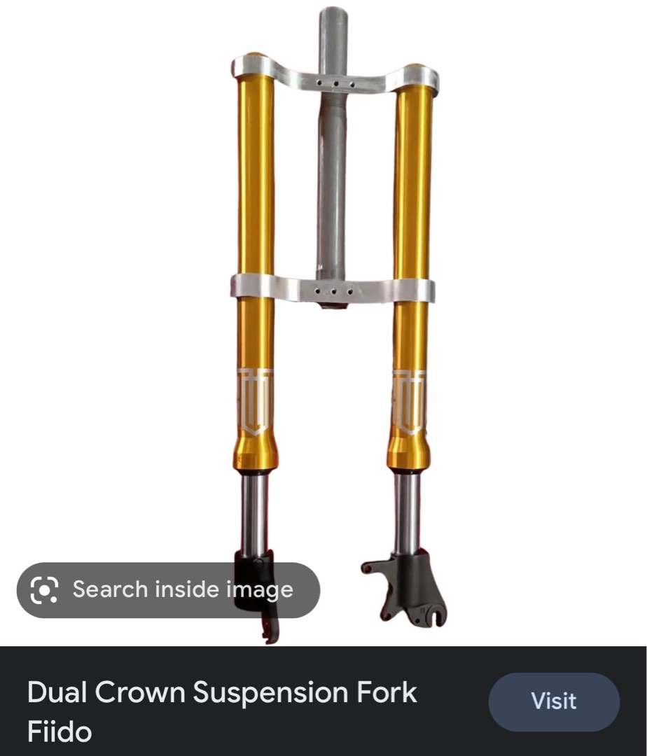 Used 12 inch dual crown fork for fiido, Sports Equipment, PMDs, E ...