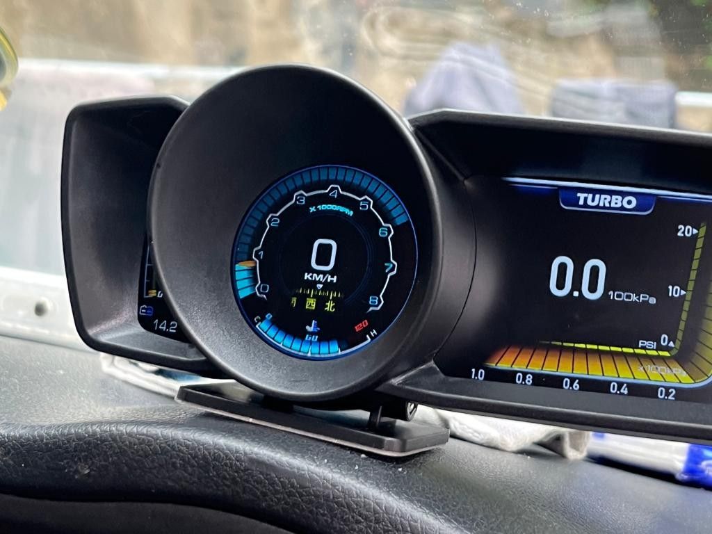 Vellfire 安裝 自安平顯ActiSafety A600 HUD OBD+GPS 抬頭顯示器 多功能儀表 行車電腦（繁體版), 汽車配件 ...