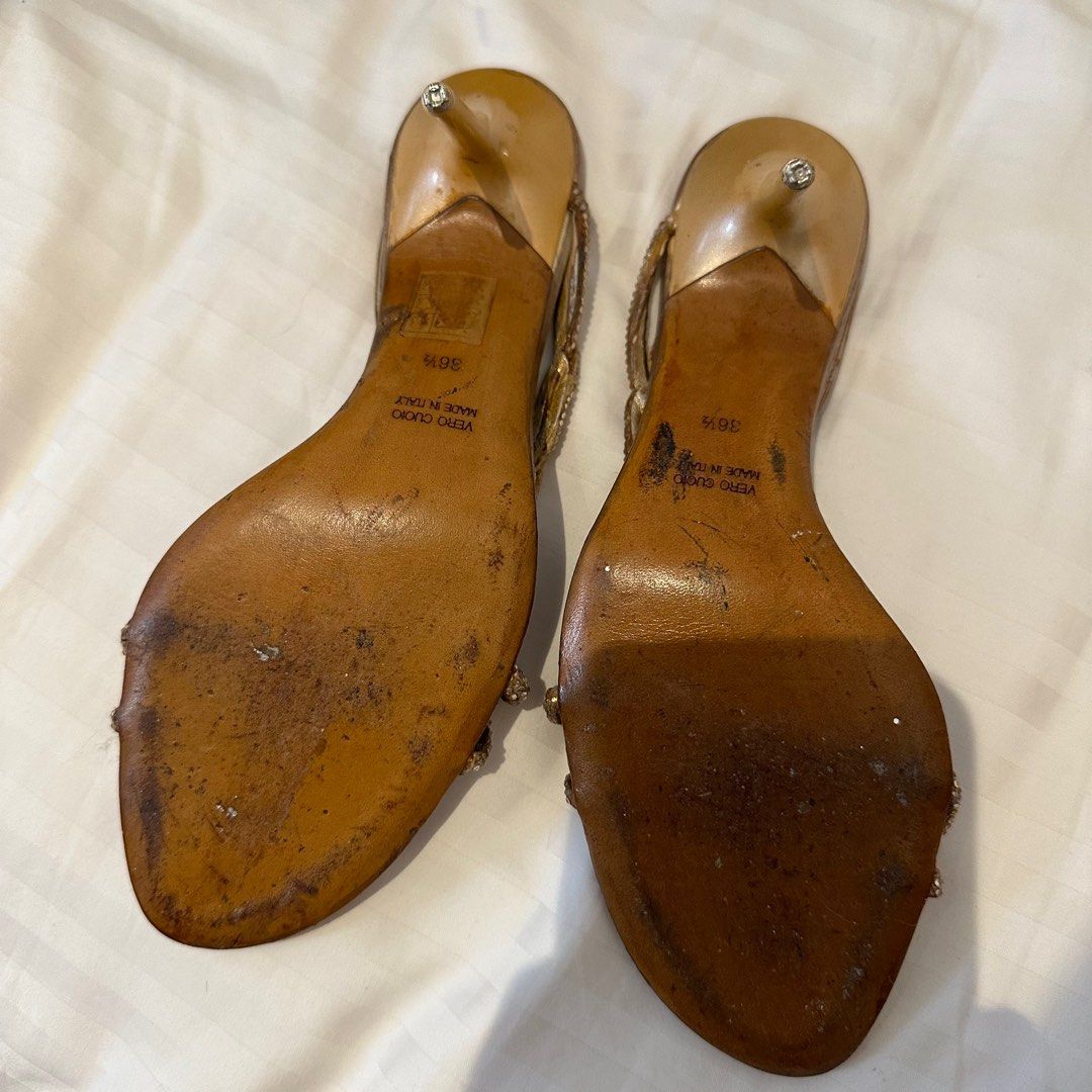 Vintage Rene Caovilla Heels, Women's Fashion, Footwear, Heels on Carousell