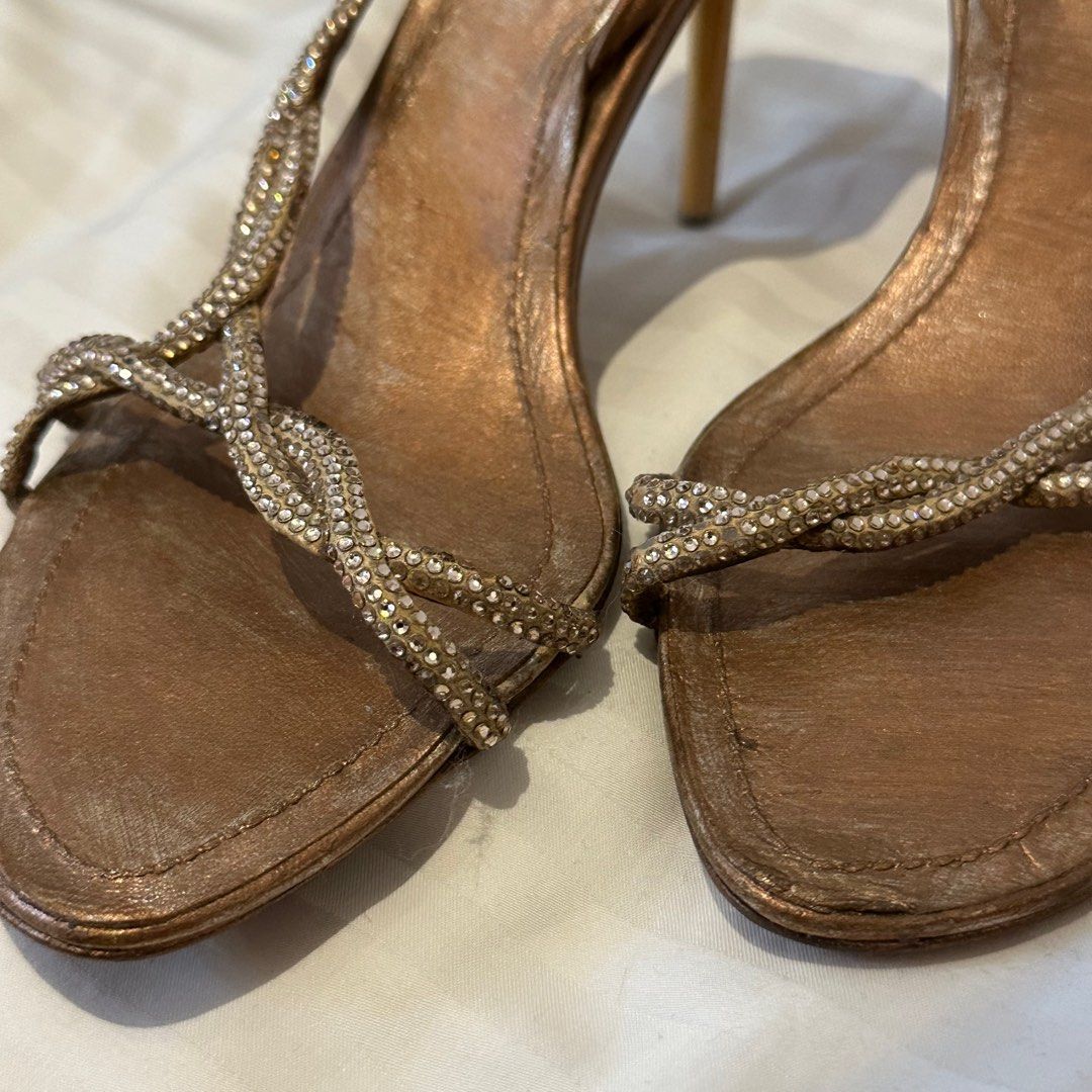 Vintage Rene Caovilla Heels, Women's Fashion, Footwear, Heels on Carousell