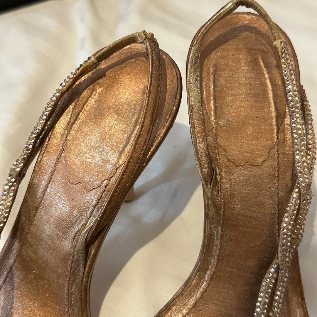 Vintage Rene Caovilla Heels, Women's Fashion, Footwear, Heels on Carousell