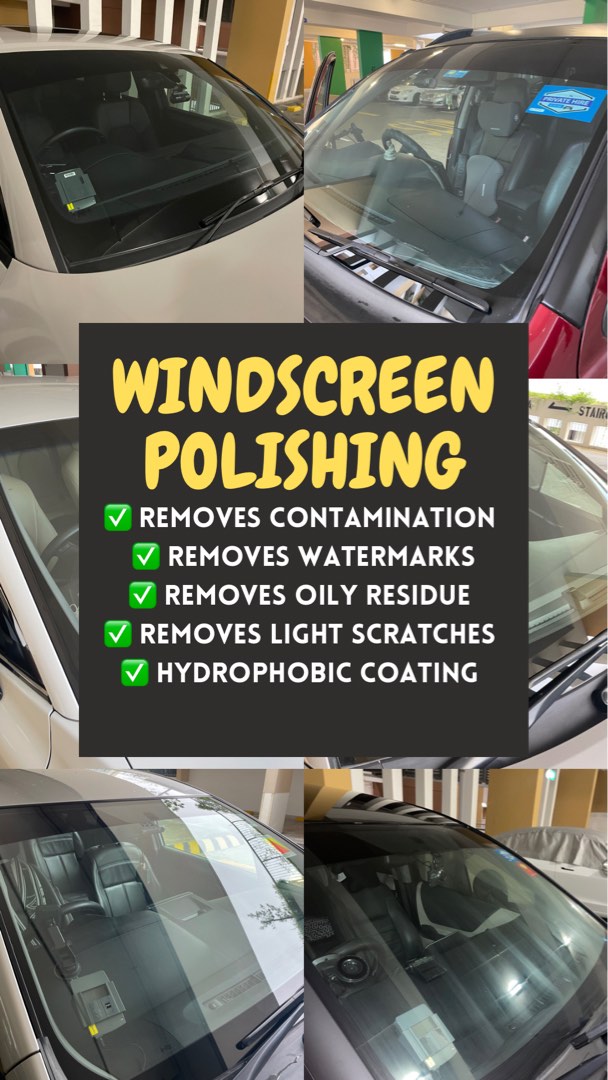 WINDSCREEN POLISHING | WATERMARKS REMOVAL | WATERSPOTS REMOVAL, Car ...