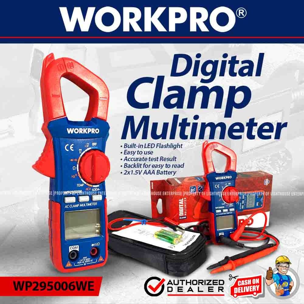 WORKPRO 600V Digital Multimeter (Standard / Clamp) *LIGHTHOUSE ...