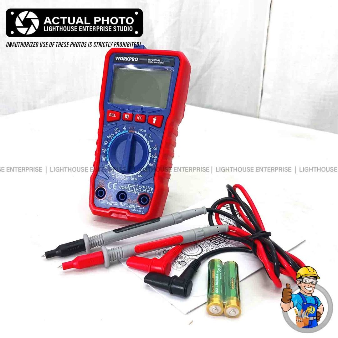 WORKPRO 600V Digital Multimeter (Standard / Clamp) *LIGHTHOUSE ...