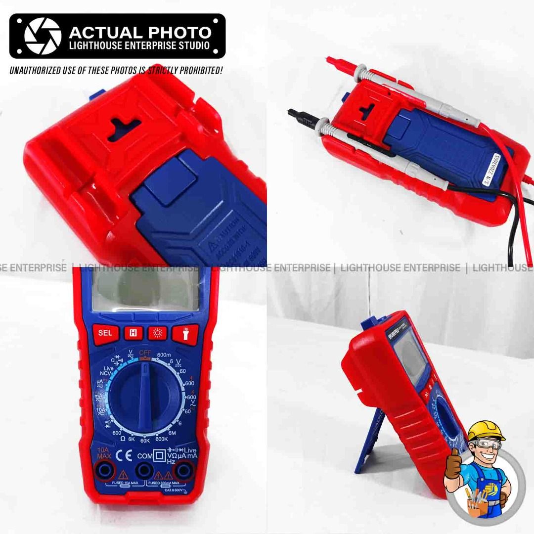 WORKPRO 600V Digital Multimeter (Standard / Clamp) *LIGHTHOUSE ...