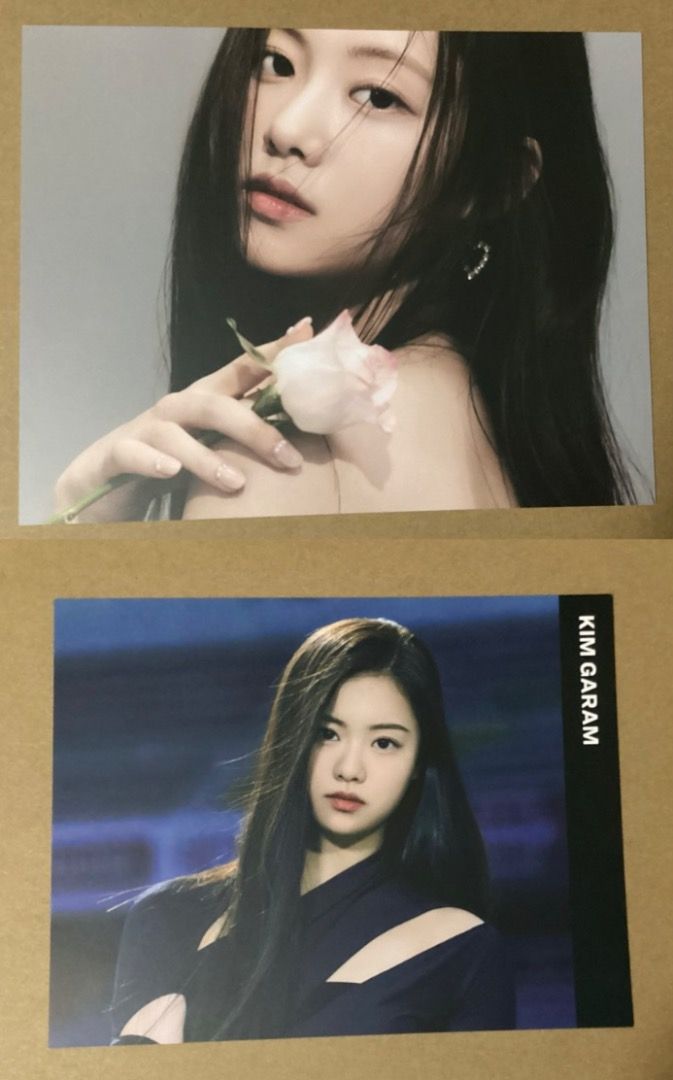 Wts lesserafim first moment in your hand postcard name tag chaewon ...