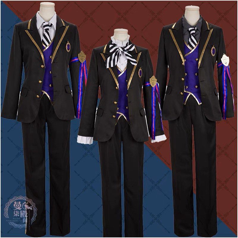 wts vil schoenheit twisted wonderland twst school uniform cosplay ...