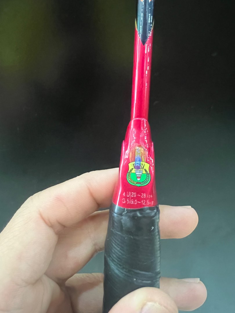 Yonex Astrox 99 pro (red) 4U G5 (not lining victor mizuno), Sports ...