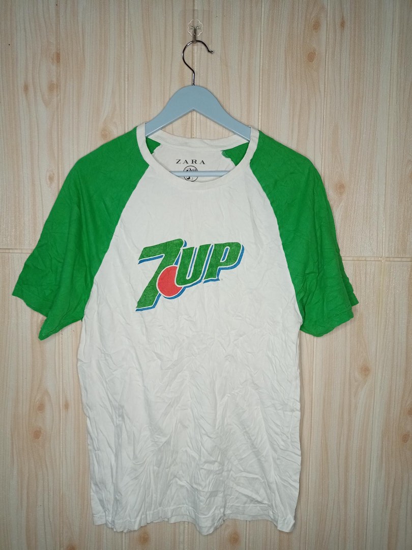 ZARA X 7UP, Men's Fashion, Tops & Sets, Tshirts & Polo Shirts on Carousell