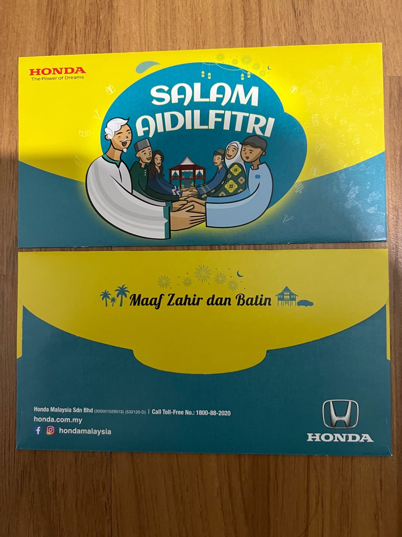 (2023) Honda Sampul Duit Raya, Hobbies & Toys, Collectibles ...