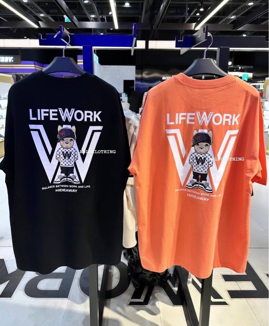 2023 Korea Lifework top #29, Men's Fashion, Tops & Sets, Tshirts & Polo ...