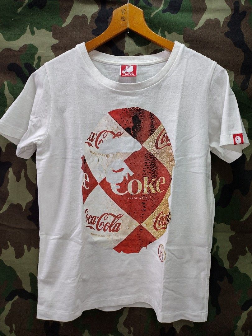 A Bathing Ape BAPE x Coca Cola Shirt BAPE Coke Collab T Shirt 2016 BIG ...