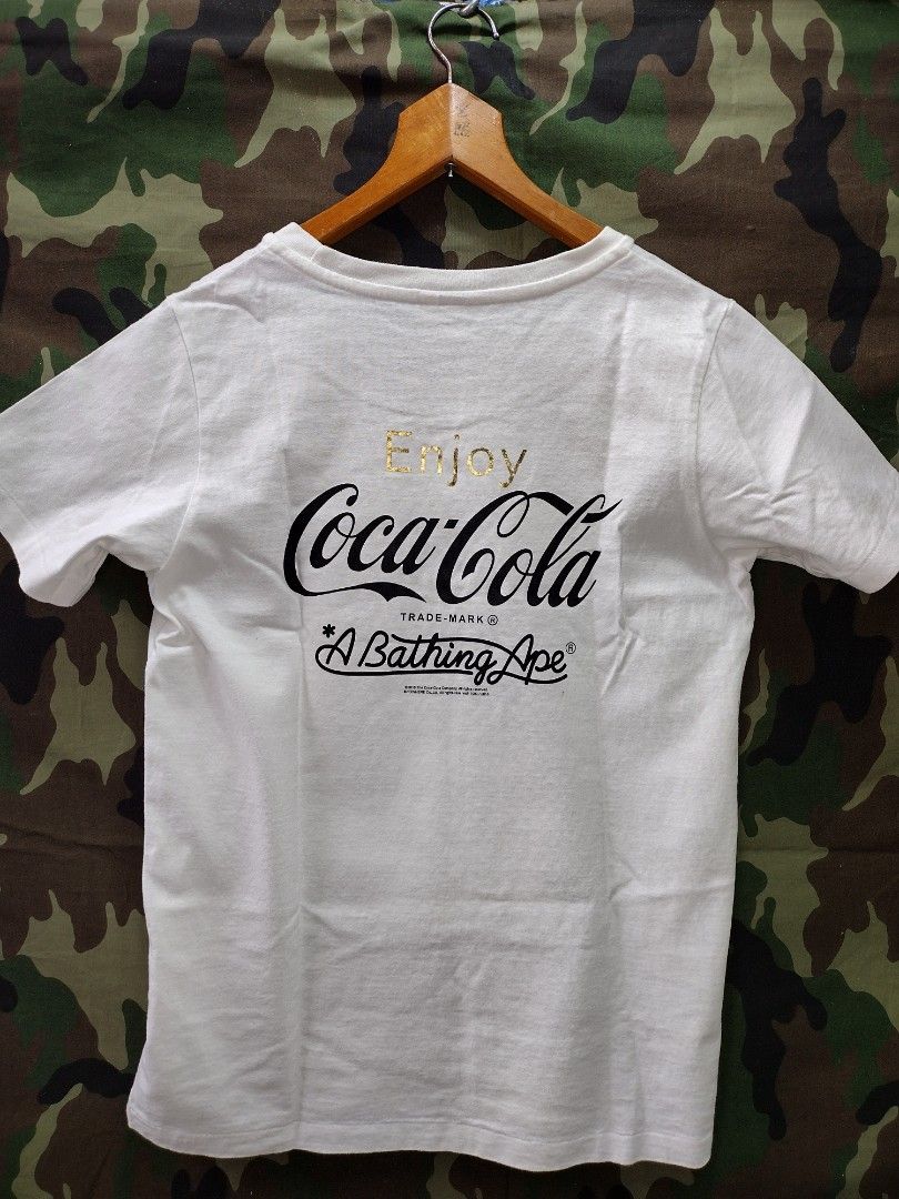 A Bathing Ape BAPE x Coca Cola Shirt BAPE Coke Collab T Shirt 2016 BIG ...
