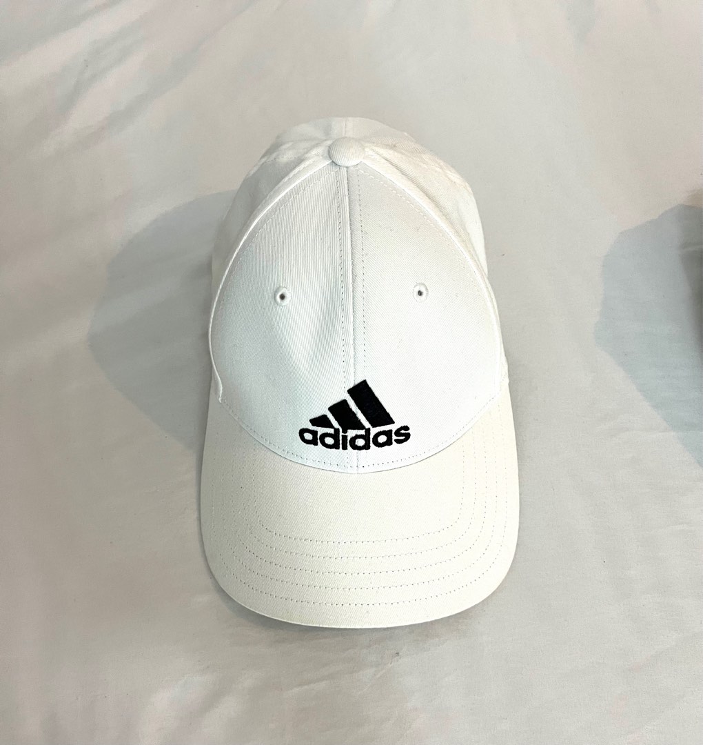 Adidas Baseball Cap White, Men's Fashion, Watches & Accessories, Caps ...