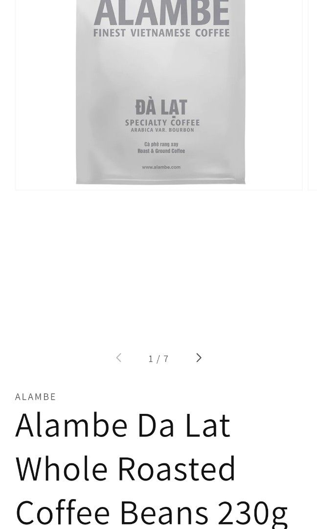 Alambe Coffee Beans - Dalat [Expiring quick clearance], Food & Drinks ...