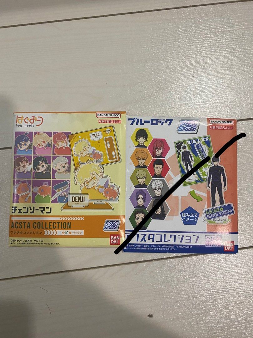 Anime acrylic stands (blue lock stand, chainsaw man stand, jjk stand ...