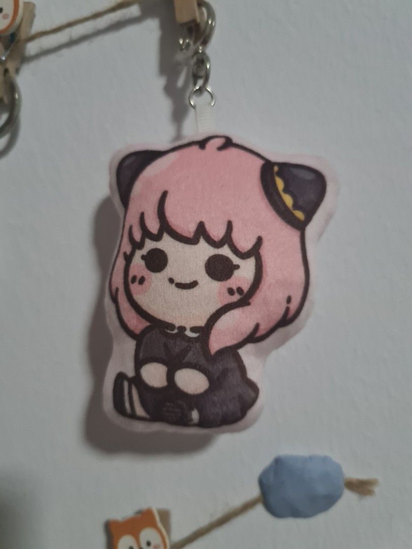Spy x Family Anya Forger plush charm - D.Atlas Studio, Hobbies & Toys ...