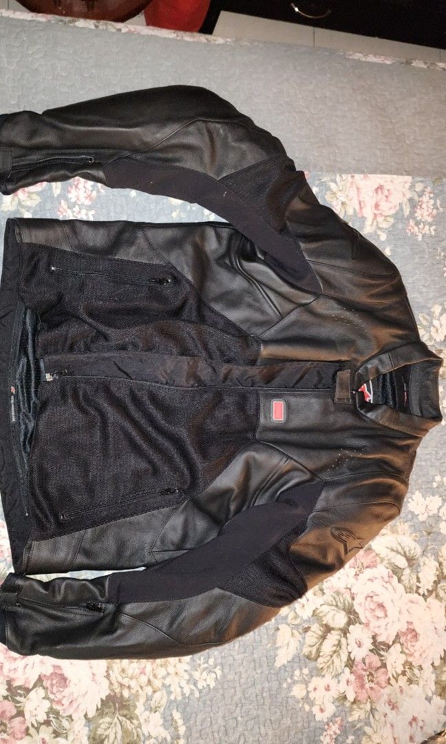 Aprilia Technical Leather Jacket, Men's Fashion, Coats, Jackets and ...