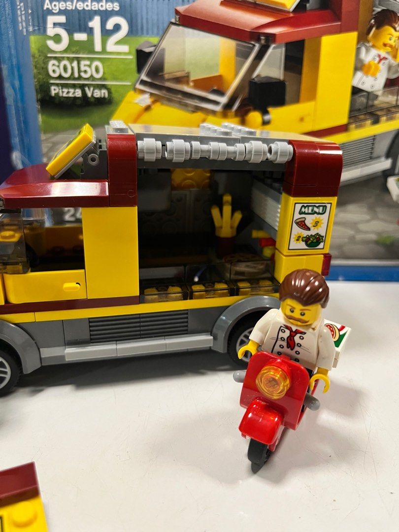 Authentic Lego 60150 Pizza Van, Hobbies & Toys, Toys & Games on Carousell