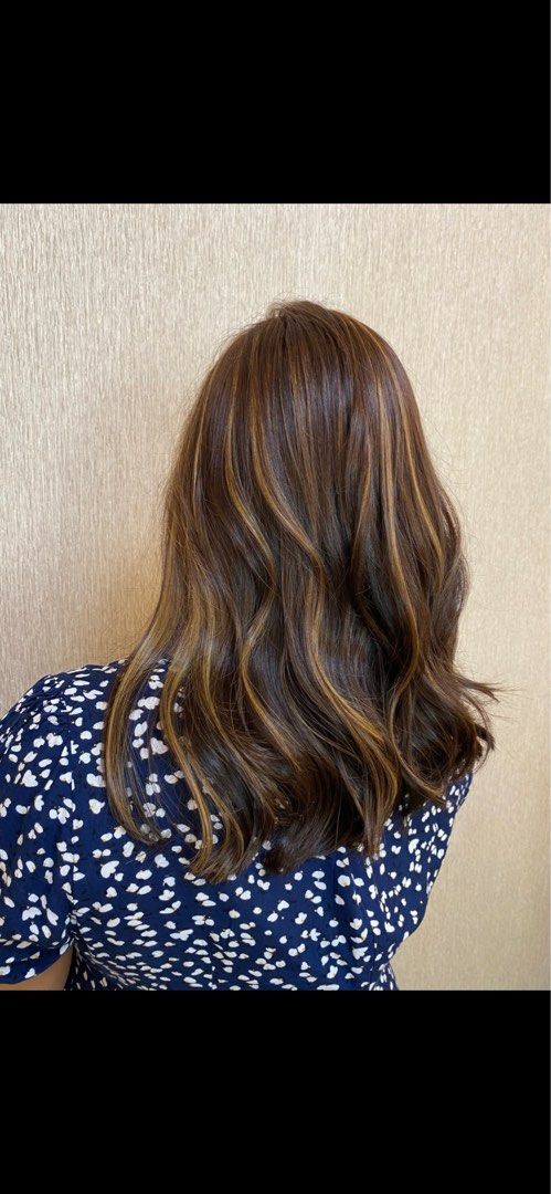 Balayage highlight without bleach included hair cut, Beauty & Personal ...