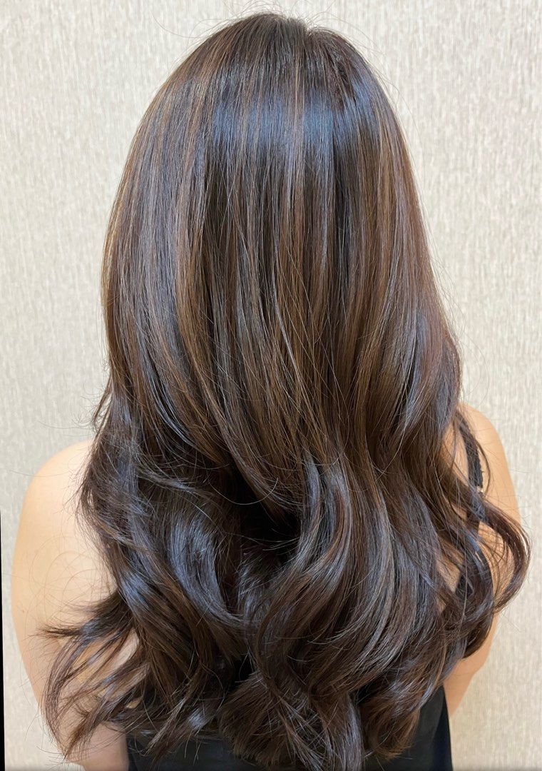Balayage highlight without bleach included hair cut, Beauty & Personal ...