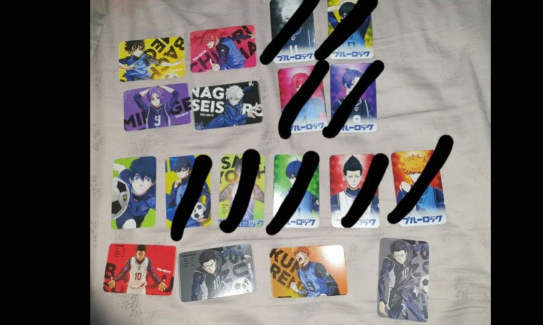 Bluelock character cards blue lock/ bllk, Hobbies & Toys, Toys & Games ...