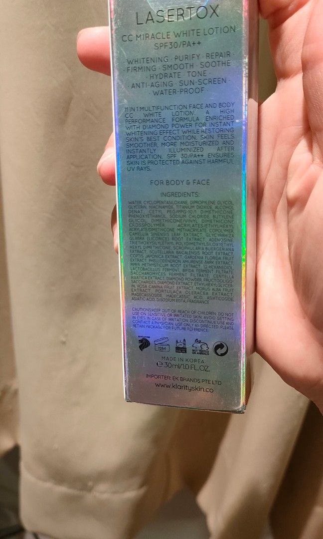 Brand new Klarity CC lotion 30ml, Beauty & Personal Care, Face, Face ...