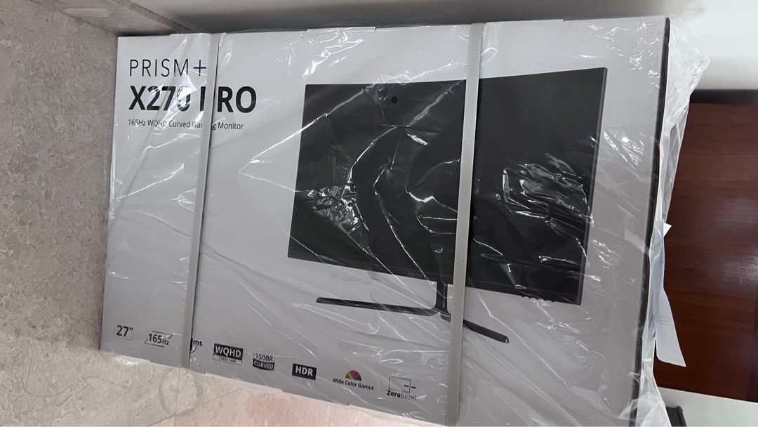 [Brand New] PRISM+ X270 PRO - 27'' 165Hz 1ms Curved WQHD Gaming Monitor ...