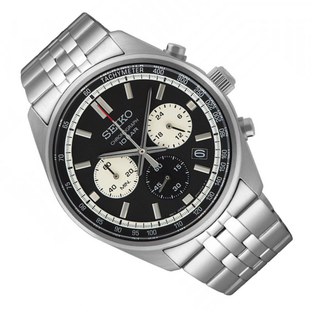 BRAND NEW SEIKO CHRONOGRAPH QUARTZ ANALOG GENTS WATCH SSB429P1 SSB429 ...