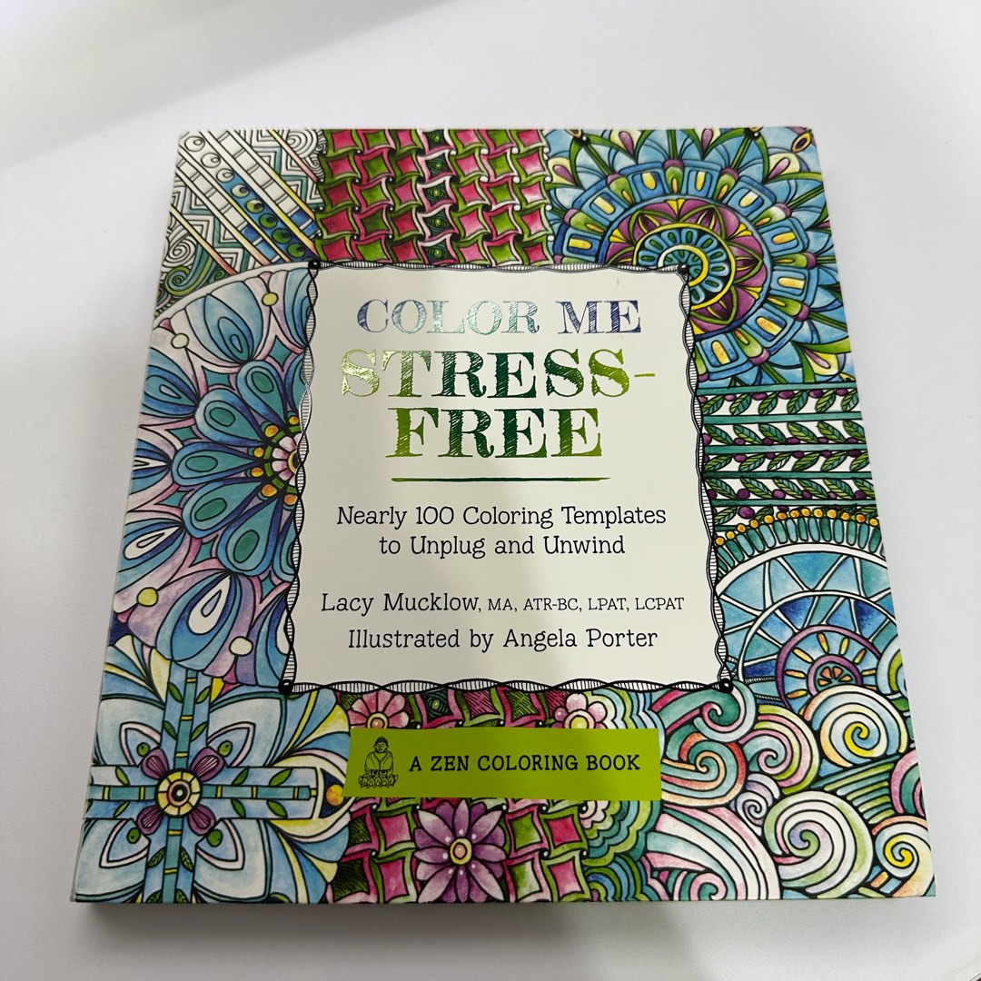 BRAND NEW Zen Colouring Coloring Color Colour Book Relax, Hobbies ...