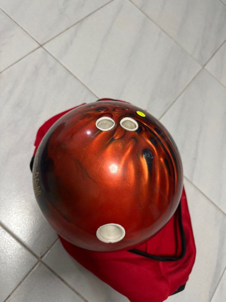 Brunswick Inferno Bowling Ball 15lbs, Sports Equipment, Sports & Games ...