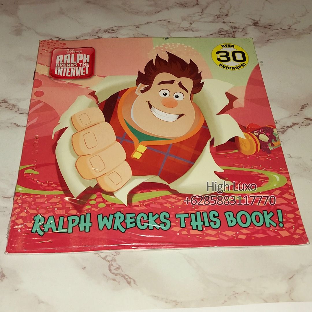Buku Disney Wreck It Ralph 2 Ralph Wrecks This Book English Book ...