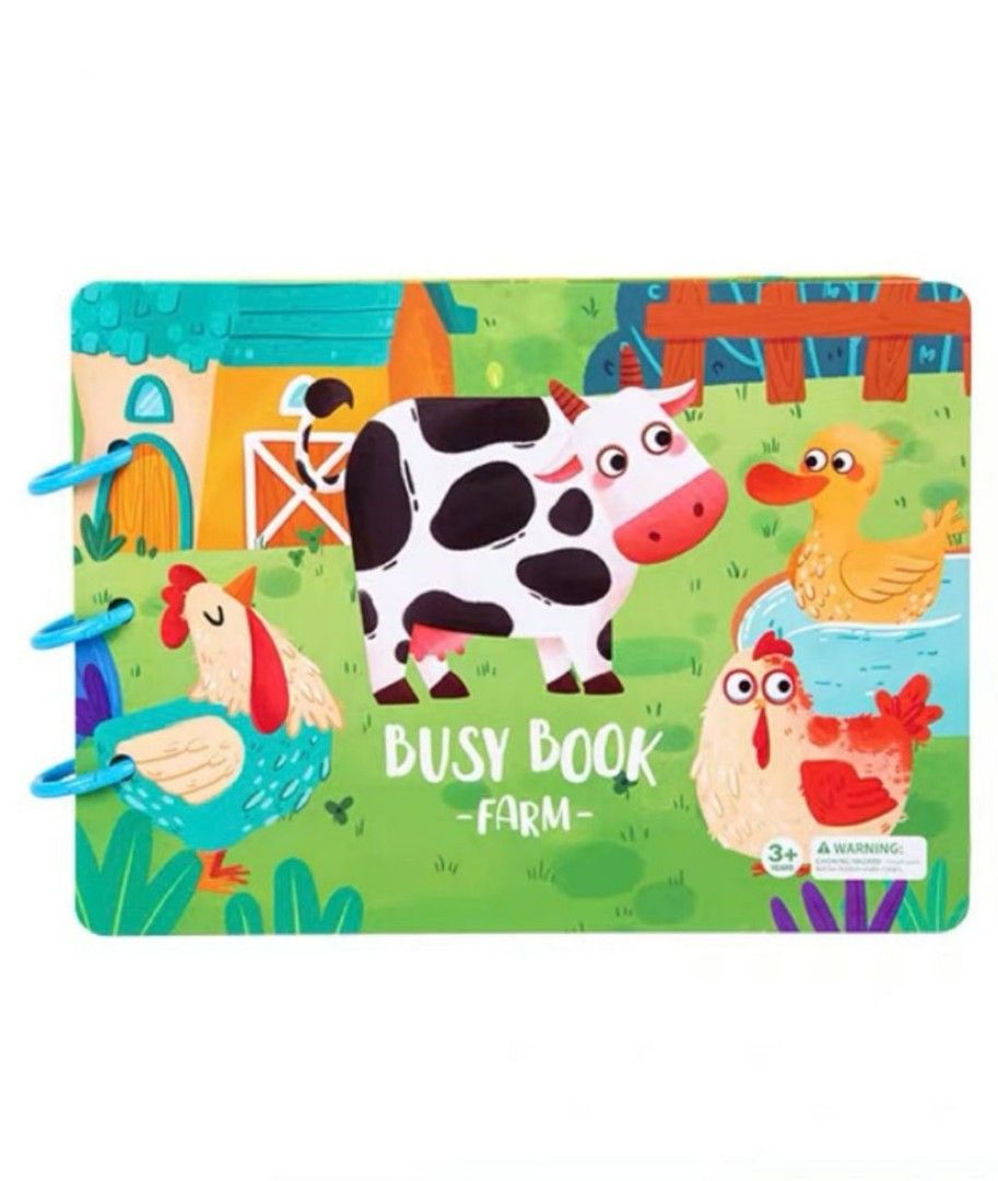 Busy Book for Toddlers Montessori Learning Materials Farm on Carousell