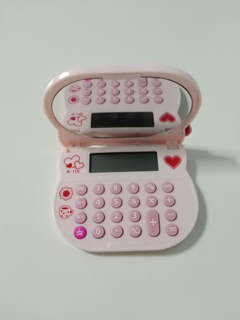 Calculator Hello Kitty Electronic Mathematics Math Calculator Cute ...