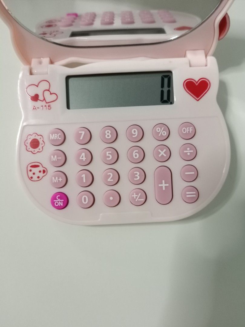 Calculator Hello Kitty Electronic Mathematics Math Calculator Cute ...