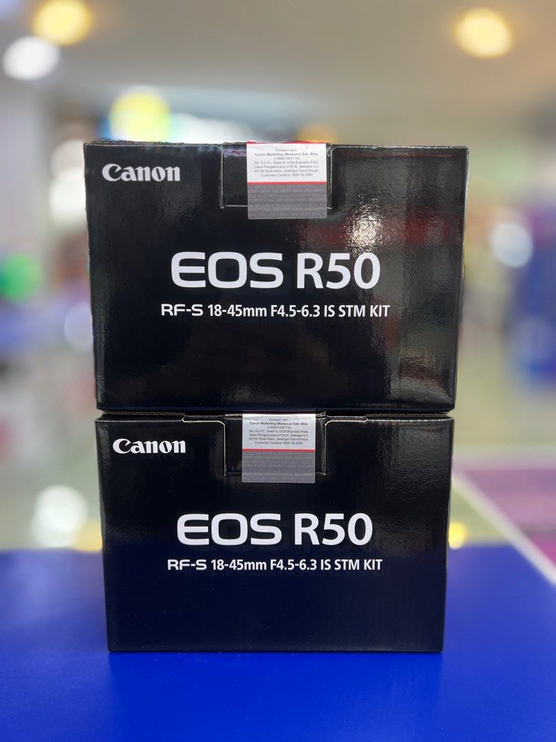Canon EOS R50 kit len + bag + 32gb sd, Photography, Cameras on Carousell