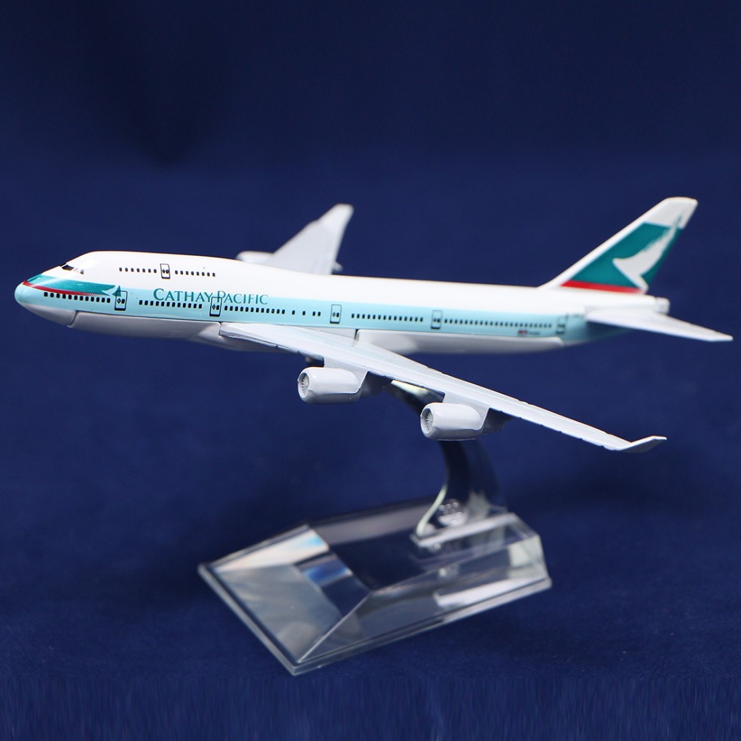 CATHAY PACIFIC AIRWAYS BOEING 747-400 B-HKD 16CM AIRPLANE AEROPLANE DIE ...