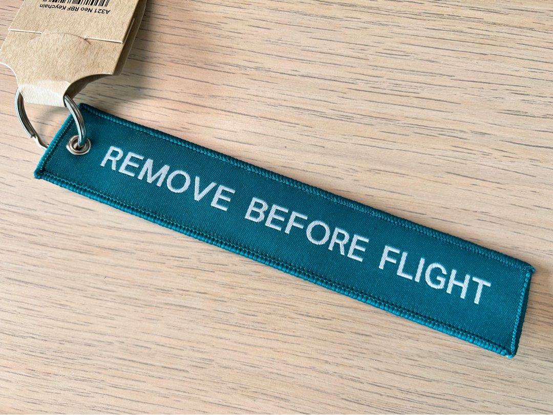 Cathay Pacific RBF Remove Before Flight keychains (A350-1000, A321neo, B773ER), Hobbies & Toys ...
