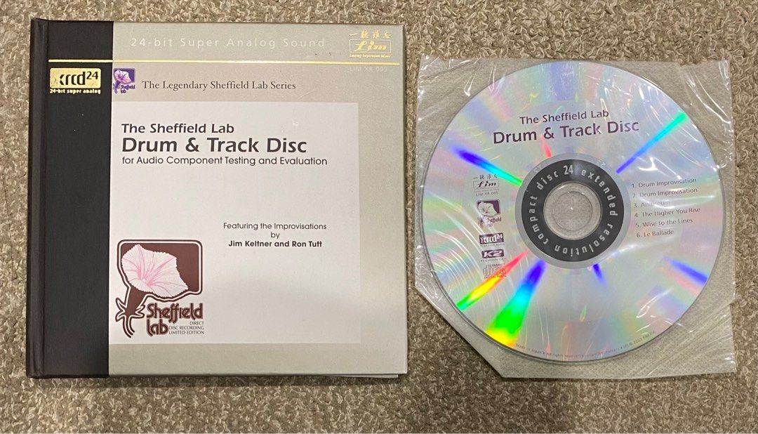 CD: audiophile, test disc - The Sheffield Lab Drum & Track Disc XRCD 24 ...