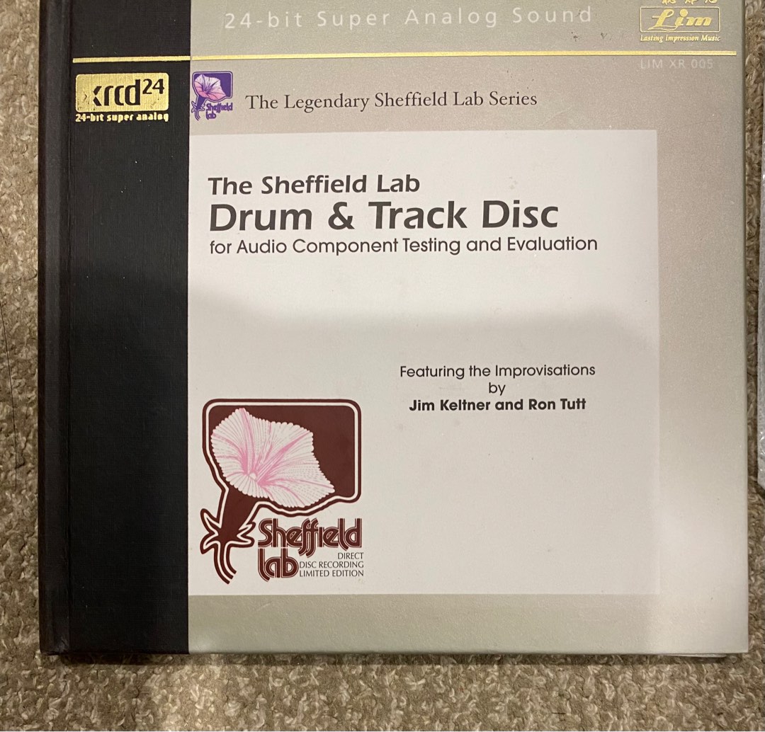 CD: audiophile, test disc - The Sheffield Lab Drum & Track Disc XRCD 24 ...