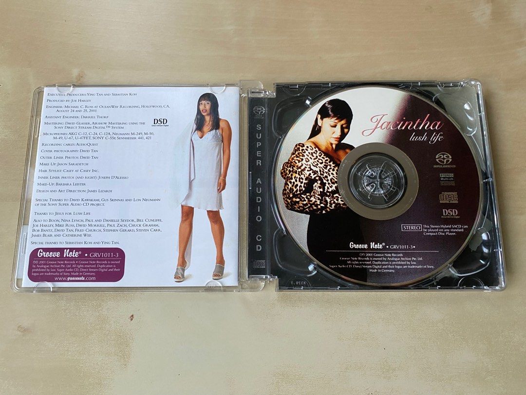 CD丨Jacintha Lush Life (SACD), 興趣及遊戲, 音樂、樂器 & 配件, 音樂與媒體 - CD 及 DVD ...