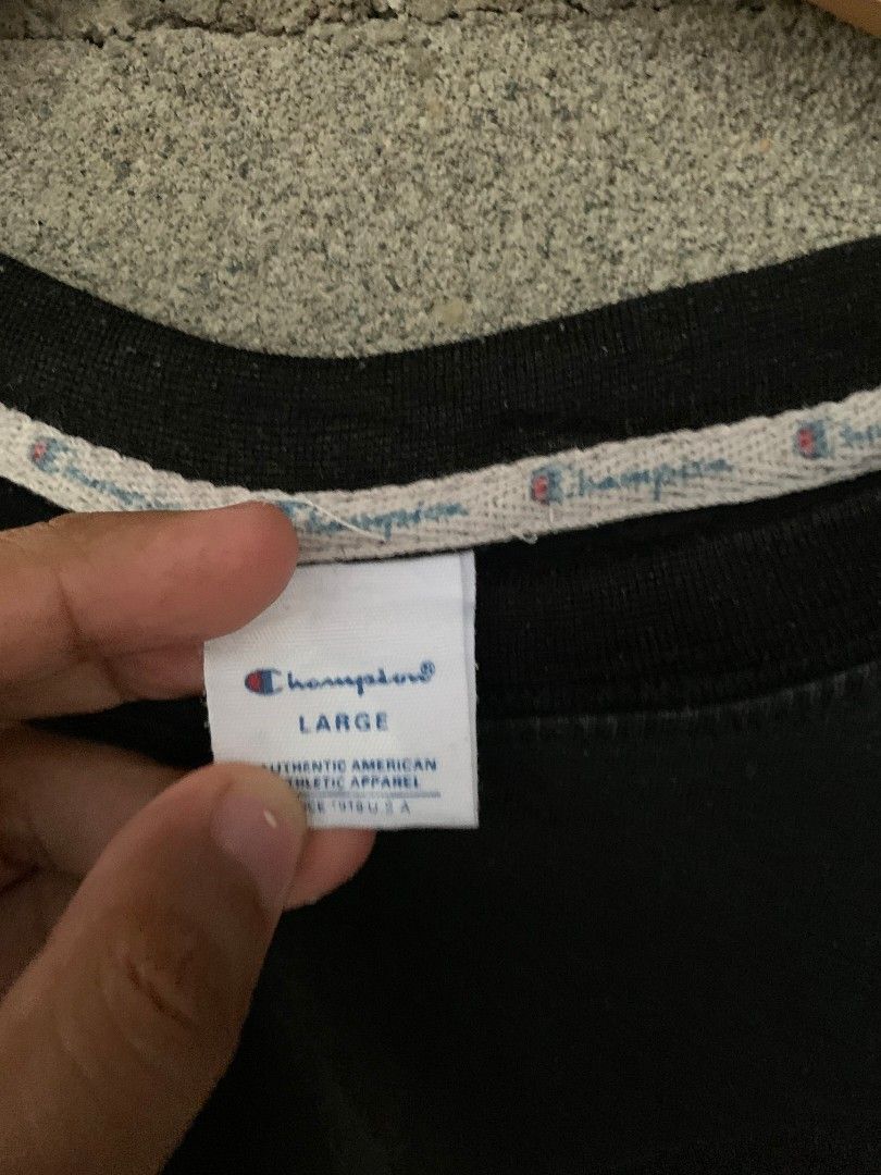 Champion Side Logo, Men's Fashion, Tops & Sets, Tshirts & Polo Shirts ...