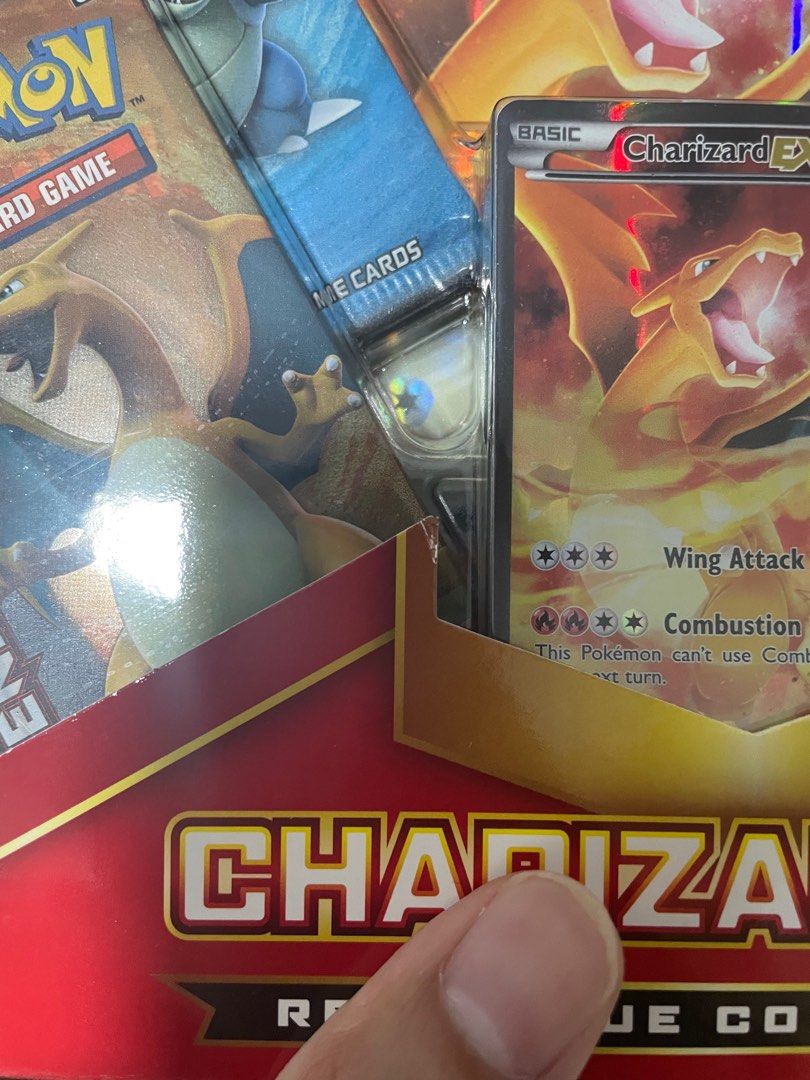 Charizard EX box Red & Blue collection, Hobbies & Toys, Toys & Games on ...