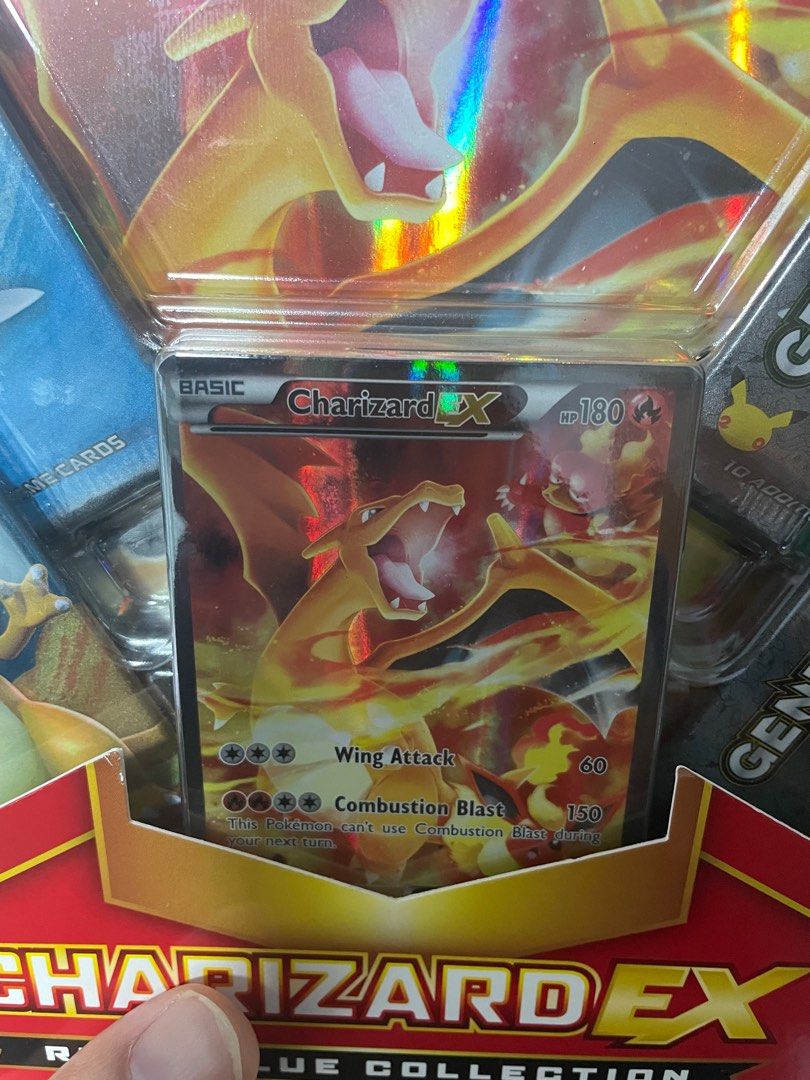 Charizard EX box Red & Blue collection, Hobbies & Toys, Toys & Games on ...