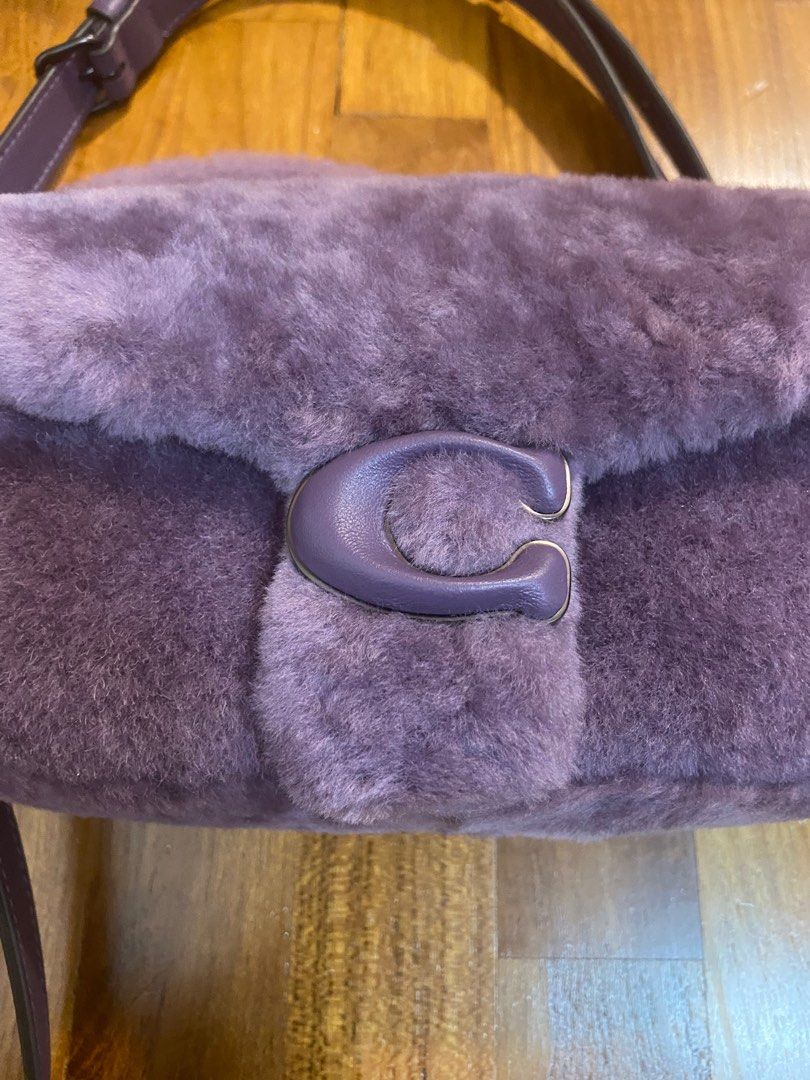 Coach Shearling Mini Tabby, Women's Fashion, Bags & Wallets, Cross-body ...