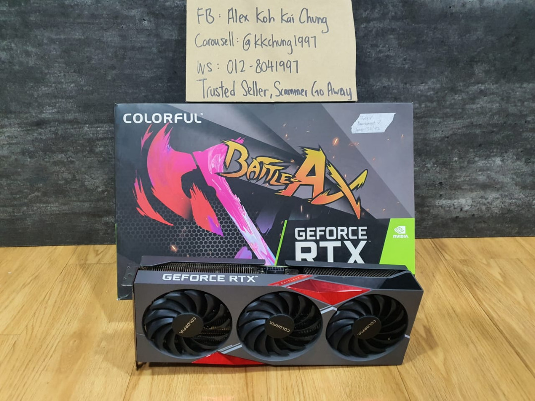 COLORFUL RTX 3070TI (SECOND HAND), Computers & Tech, Parts ...
