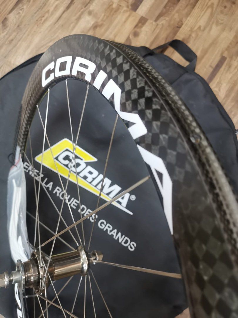 Corima Track Carbon Rear Wheel fixie track bike wheelset, Sports ...