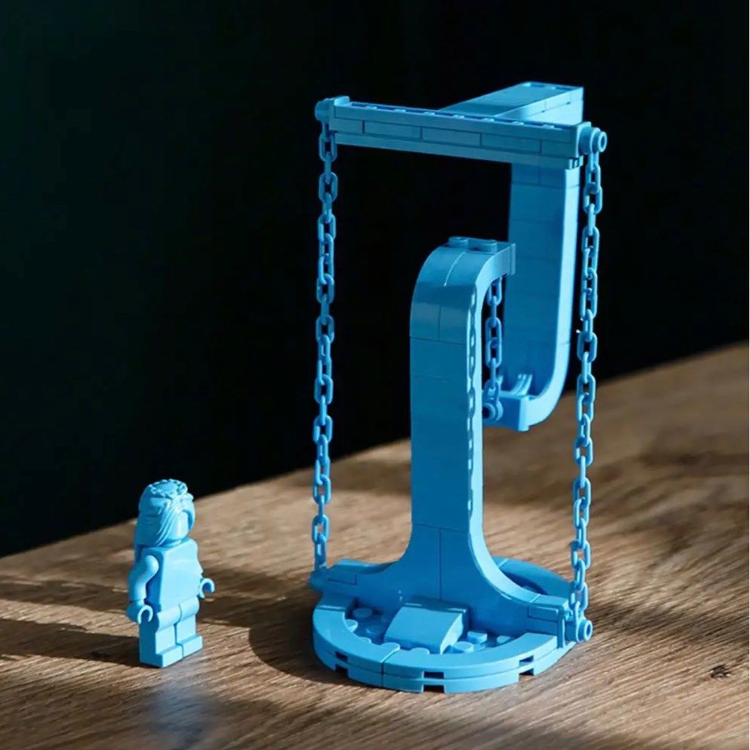 Creative Building Blocks Sets Suspension Tension Balancing bricks Frame ...