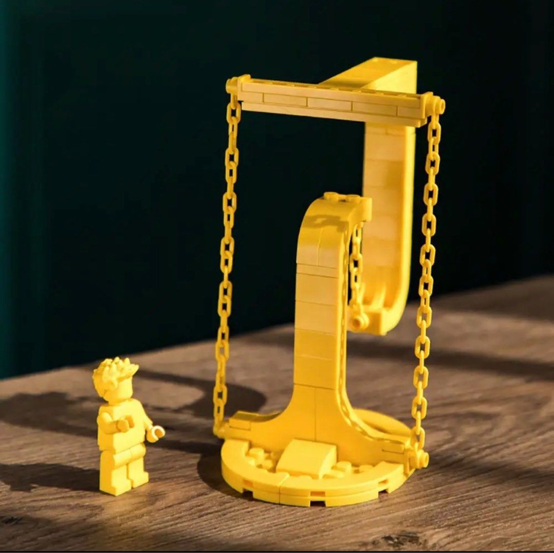 Creative Building Blocks Sets Suspension Tension Balancing bricks Frame ...