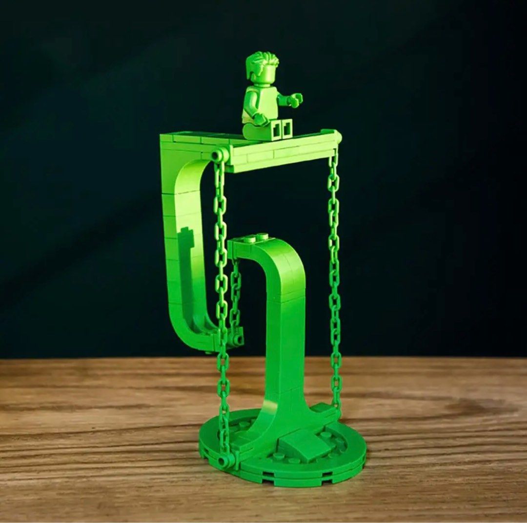 Creative Building Blocks Sets Suspension Tension Balancing bricks Frame ...